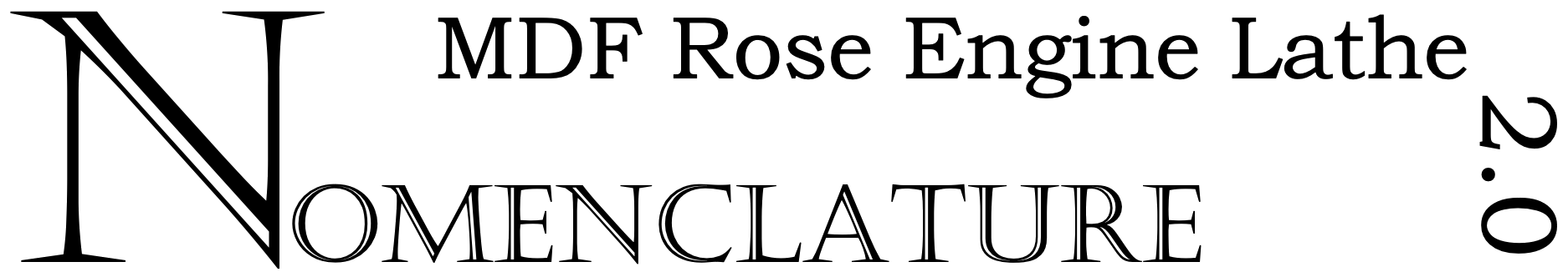 MDF Rose Engine Lathe 2.0